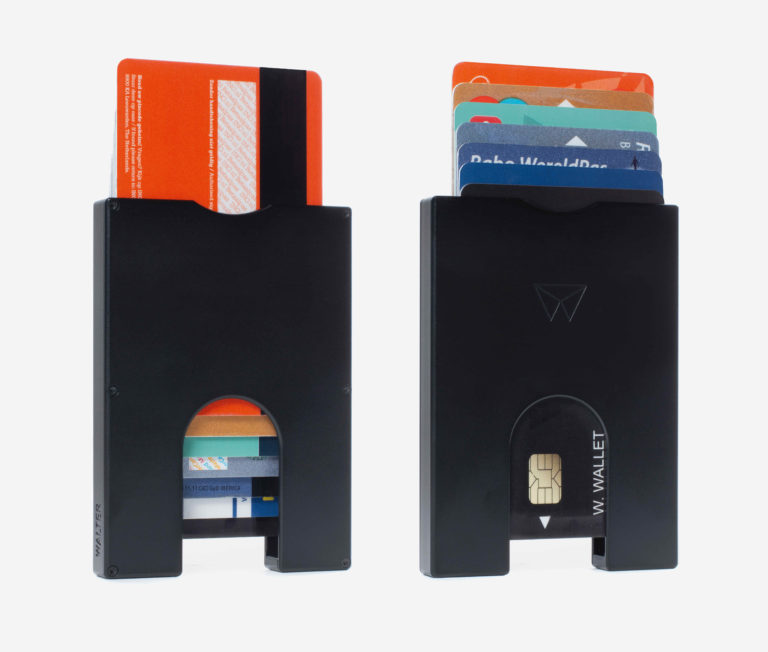 Walter Wallet alumiinium Slim must — Kaarditasku.ee - rahakottide ja ...